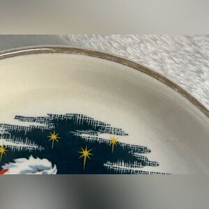Vintage | Holiday | Vintage Santa Claus Plate Ceramic Christmas Decor ...